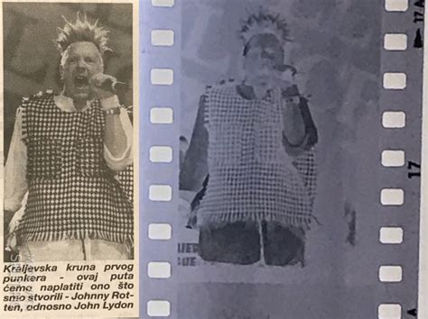 Negativ S Fotkama Iz 1reda S Koncerta Sex Pistols 971996 Ljubljana