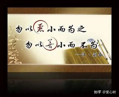 勿以恶小而为之 知乎