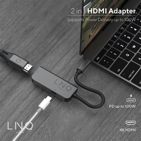 Linq Grey In USB C Hub