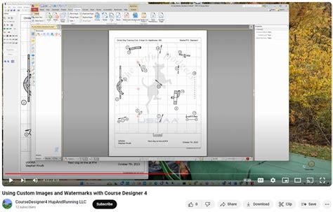 Adding Images And Watermarks To A Course Diagram Course Designer 4