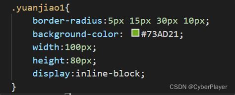 css 圆角属性 border radius 用法 border圆角属性 csdn博客