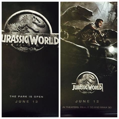 Jurassic World One Sheet Theatrical Posters Ds 27x40 2 Posters