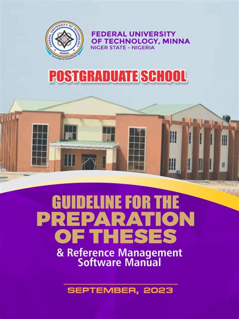 Pg Thesis Guidelines 2023 Pdf