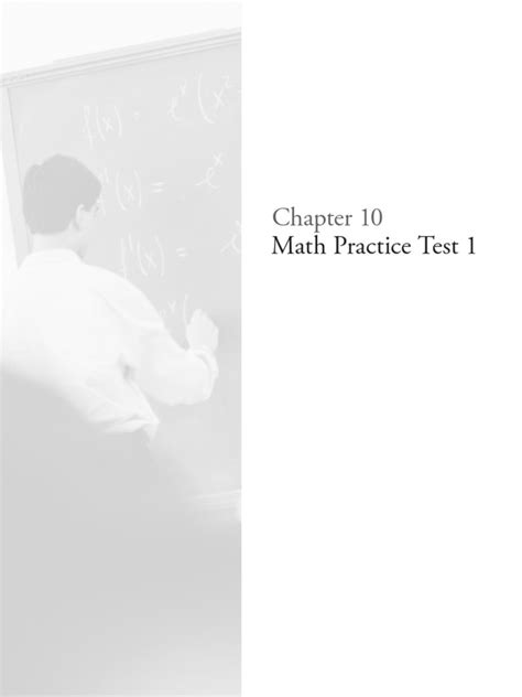 Math Practice Test 1 Pdf Euclidean Geometry Elementary Geometry