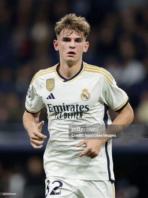 Nico Paz Of Real Madrid During The Uefa Champions League Match News