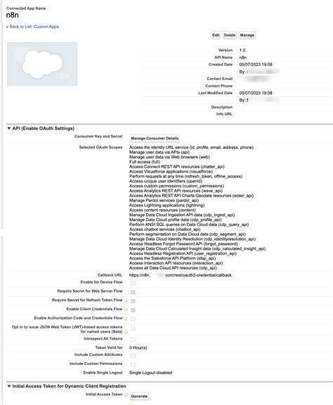Unable To Connect Salesforce To N8n With Oauth2 🥲 Questions N8n Community