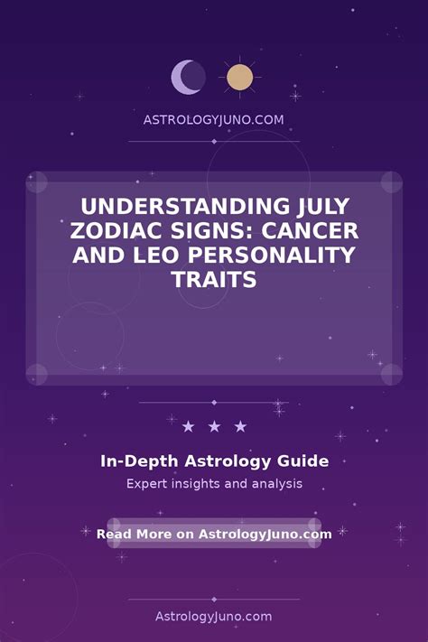 July Zodiac Signs Cancer And Leo Explained Astrology Juno