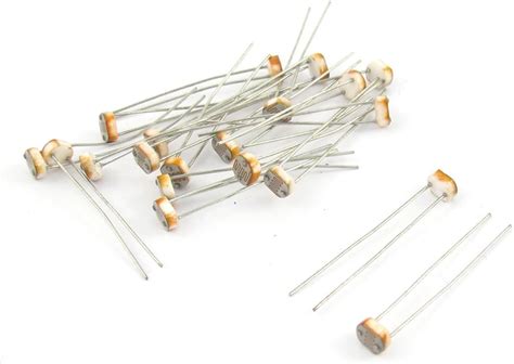 Foccar 20 Pcs 10 20k Ohm 150vdc Light Sensitive Photo Resistor