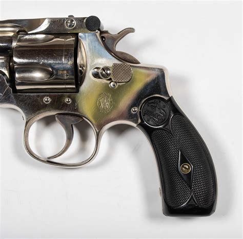 Smith Wesson 38 Caliber Double Action Perfected Model Revolver Hot