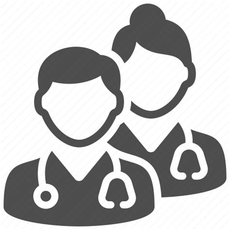 Doctor Doctors Man Woman Medical Staff Hospital Staff Icon