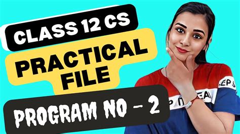 Term 2 Prepare Practical File For Class 12 Computer Science Stack Program 2 Lovejeet