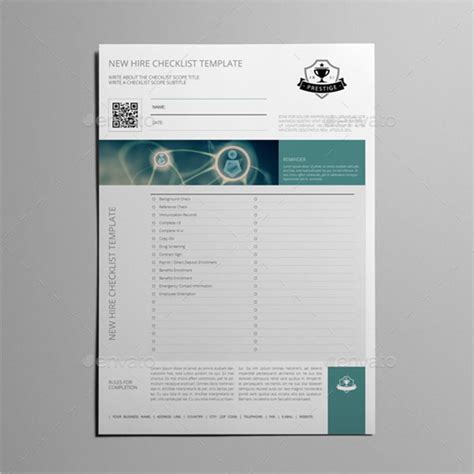 37 Blank Checklist Templates Free Word Excel Pdf Formats