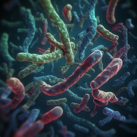 세균 발생 및 세균 감염 생성 Ai 프리미엄 사진