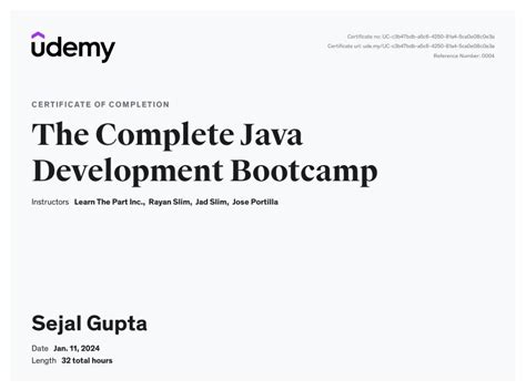 Sejal Gupta On Linkedin Javadevelopment Udemysuccess Continuouslearning