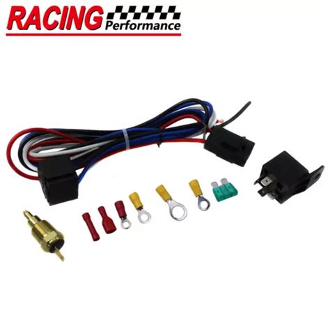 Universal Electric Radiator Fan Relay Kit Thermostat Temp Control Switch 12v Eur 13 76 Picclick Fr
