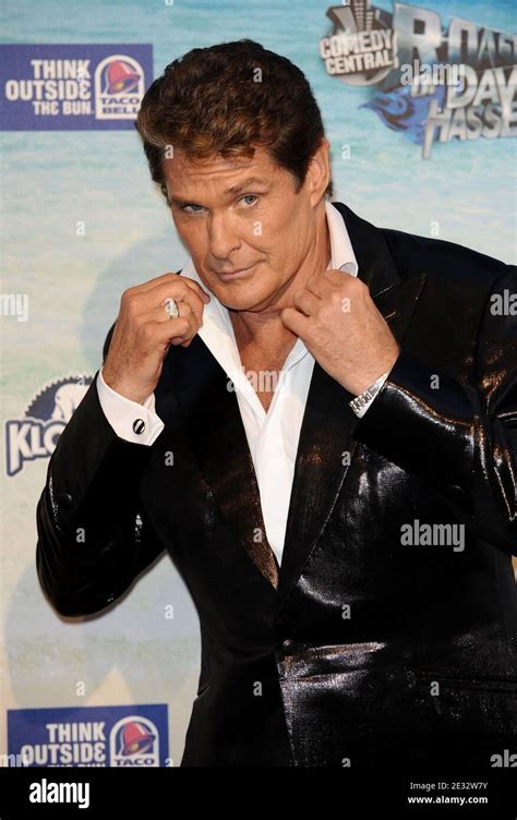 David Hasselhoff Arriving At The Comedy Central Roast Of David