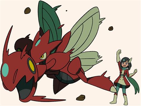 Selene Scizor And Selene Pokemon And 1 More Drawn By Tyako089