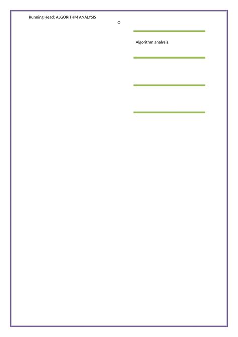 Algorithm Analysis Understanding Efficiency And Complexity