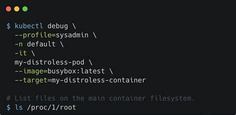Debugging Distroless Kubernetes Containers Cloudnative Ofir Cohen