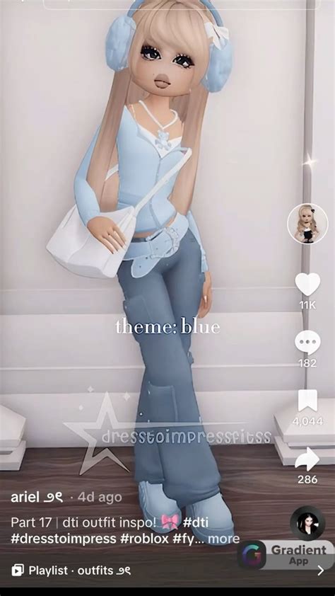 🐳dti Theme Blue🐳 In 2024 Dress To Impress Aesthetic Roblox Royale