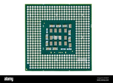 Cpu Central Processor Unit Isolated Background Main Electronic