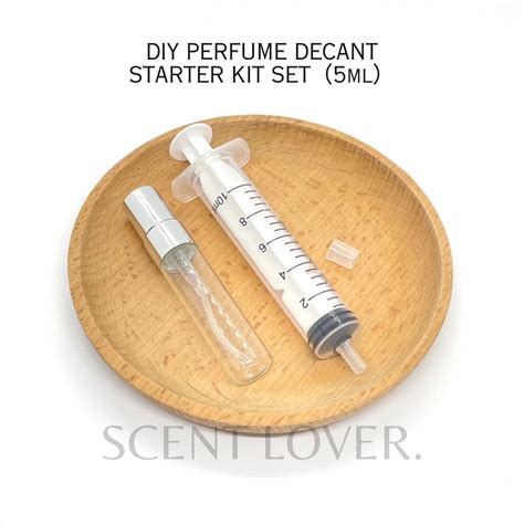 READY STOCK DIY PERFUME DECANT KIT 5ml 10ml GLASS SPRAY BOTTLE SYRINGE DECANT TUBE
