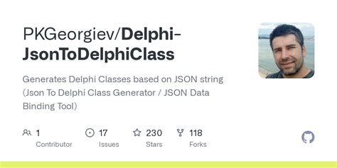 Github Pkgeorgievdelphi Jsontodelphiclass Generates Delphi Classes Based On Json String