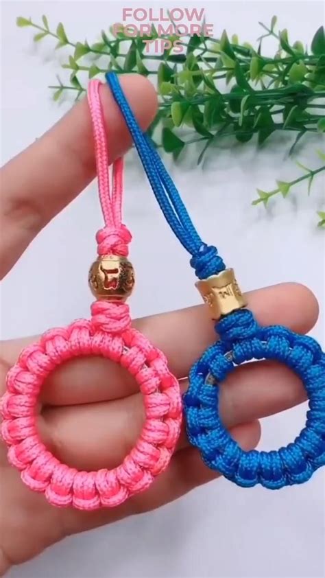 Diy Beautiful Keychain 😍 ️ Diy Keychain Diy Crafts Keychain Keychain Craft