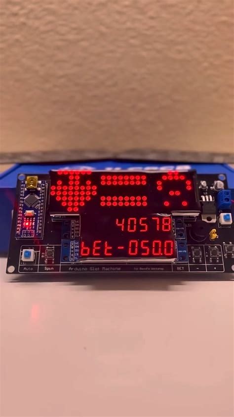 Arduino Slot Machine Made A Way To Add Credits Rarduinoprojects