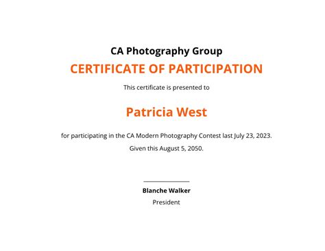 Free Portrait Certificate Template To Edit Online
