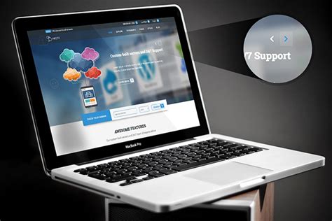 HostX Responsive Hosting Joomla Template Behance