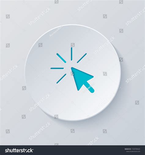 Computer Pointer Cursor Mouse Arrow Click Stock Vector Royalty Free 1729799425 Shutterstock