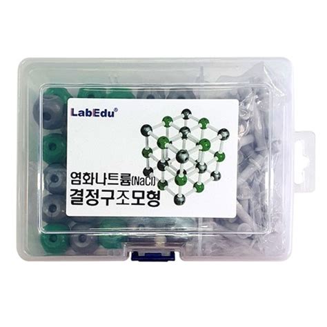 염화나트륨nacl결정구조모형조립품 명지과학