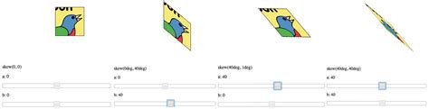 how do i use the matrix transform and other transform css properties