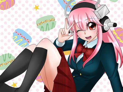 Super Sonico Nitroplus Drawn By Nayulily Danbooru