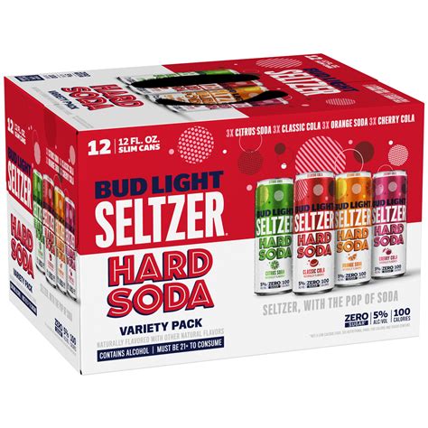 Bud Light Seltzer Hard Soda Variety 24 12 Oz Cans Beverages2u