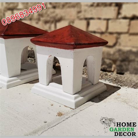 Бетонова шапка за комин Аксесоари Шумен Основа 28 28 см Ширина на шапката 27 27 с