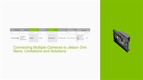 Connecting Multiple Cameras To Jetson Orin Nano Limitations And Solutions Help Docs For