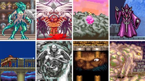 Castlevania Aria Of Sorrow All Bosses Hard Mode Youtube