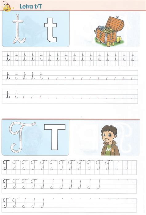Aprende Brincando Caligrafia Letra T