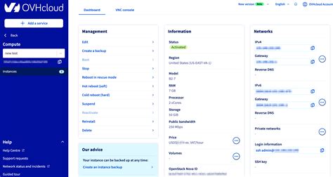 How To Access A Public Cloud Instance Via Vnc Support Guides