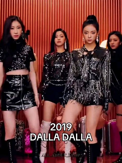 Itzy Iconic Crown Ending Pose Evolution In Years Poses Itzy Evolution