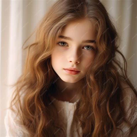 Premium Photo Fine Art Soft Warm Colors Portrait Of Young Tender