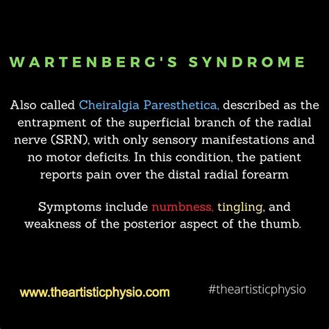 Wartenbergs Syndrome