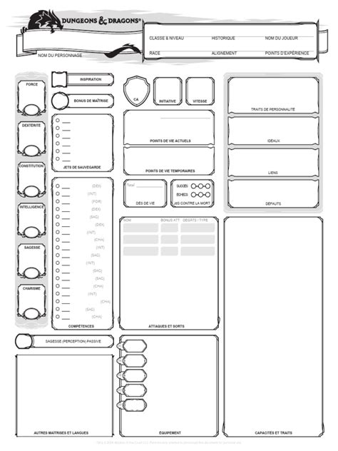 Dd5 Efeuillepersodd5 Pdf