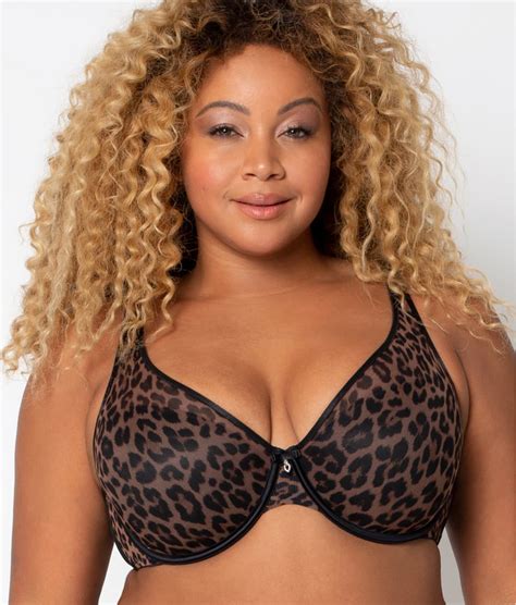 Curvy Couture Sheer Mesh T Shirt Bra And Reviews Bare Necessities