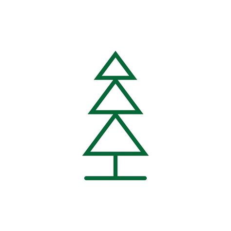 Tree Vector Line Icon Tree Symbol Vector Sign 7741235 Vector Art At