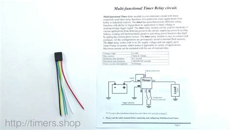 Multi Functional 12v Timer Relay Introduction Youtube