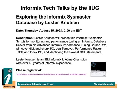 Lester Knutsen On Linkedin Informix Ibmchampion