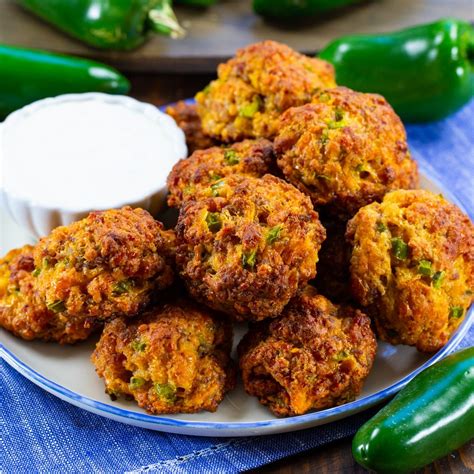 jalapeno sausage balls spicy southern kitchen